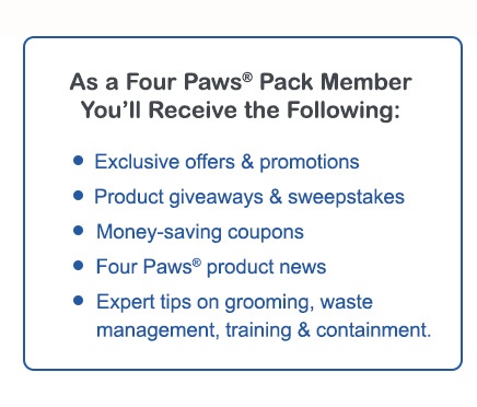 Sign Up For The Four Paws Pack